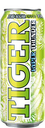 TIGER HYPER THUNDER 500ml carbonated drink with apple flavor – Zdrowie & Uroda