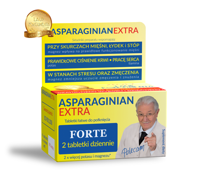 Asparaginian Extra 50 tablets – Zdrowie & Uroda