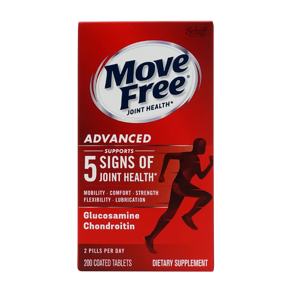 Move Free Joint Health Advanced Glucosamine Chondroitin 200 coated tab ...
