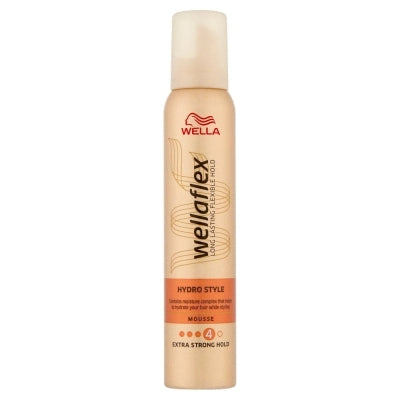 Wella Wellaflex Mousse Hydro Style 4 Extra Strong Hold 200ml – Zdrowie ...