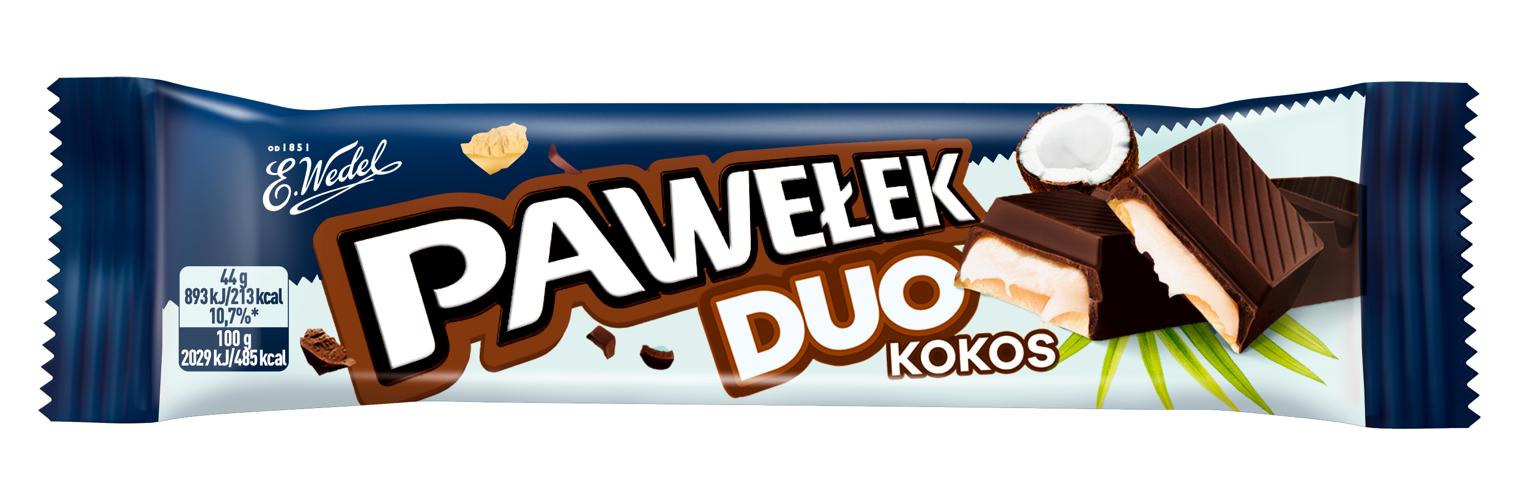 Wedel Pawelek Duo - Kokos 44g – Zdrowie & Uroda