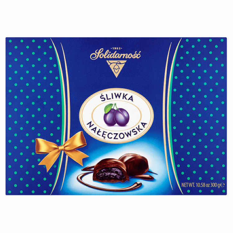 Solidarnosc Milk Chocolate Covered Candied Plums 300g – Zdrowie & Uroda