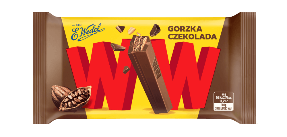 Wedel Wafelki Ww - Dark 47g – Zdrowie & Uroda