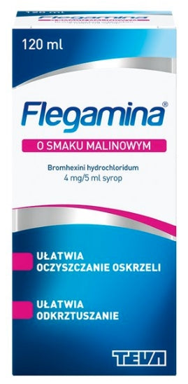 Flegamina CLASSIC raspberry syrup 120 ml – Zdrowie & Uroda