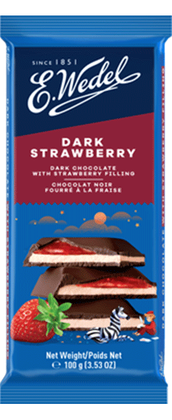 Wedel Dark-Strawberry Chocolate (Truskawkowa) 100g – Zdrowie & Uroda