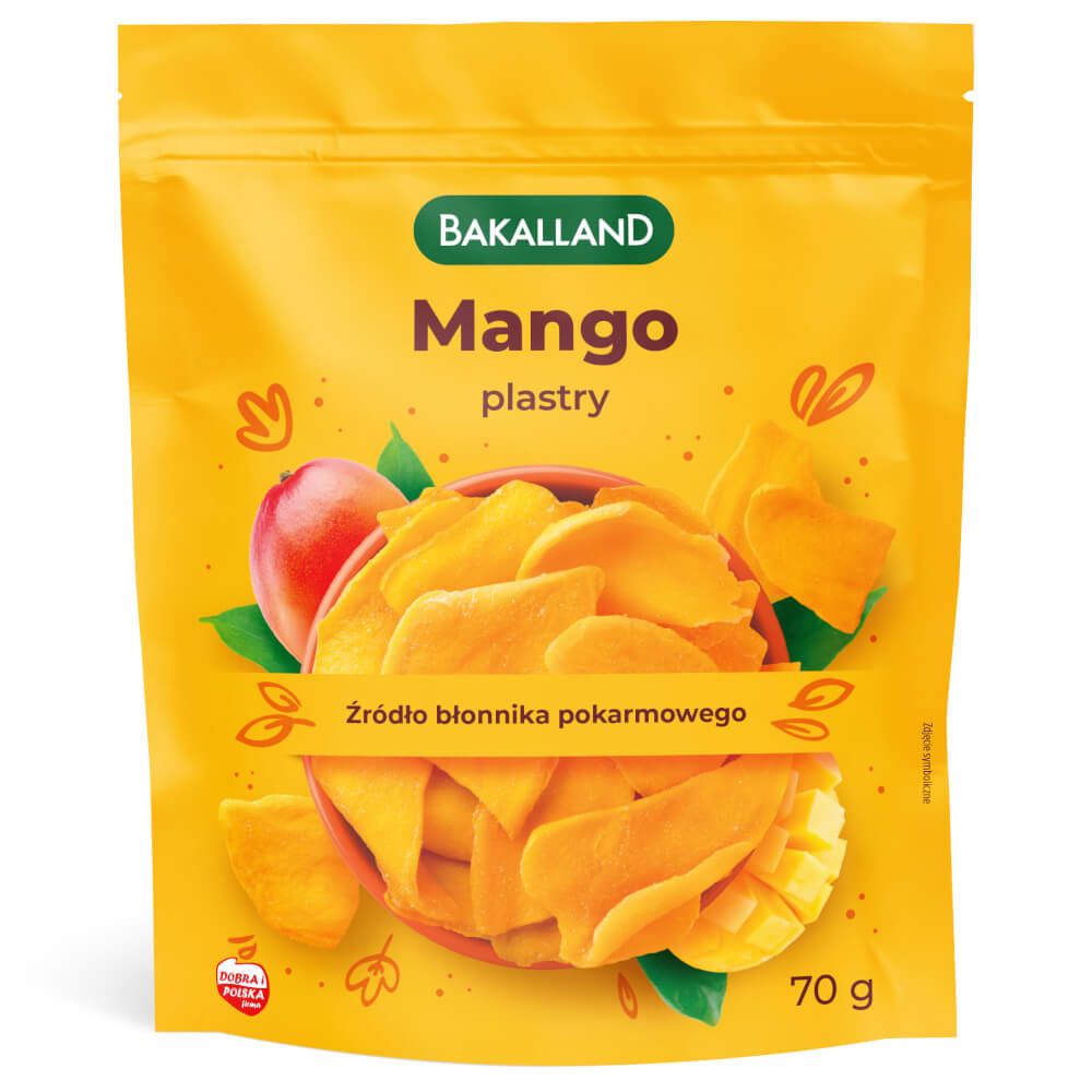 Bakalland Dried Mango ( Suszone Mango) 70g – Zdrowie & Uroda