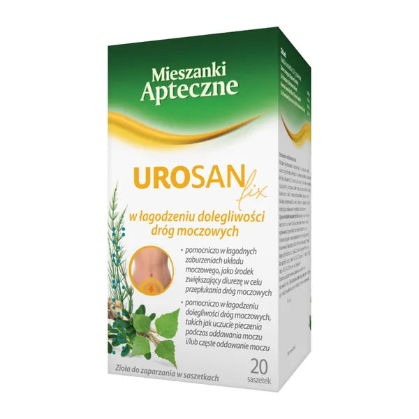 UROSAN herbs fix x 20 bags, kidney stone treatment, renal sand, bladde ...
