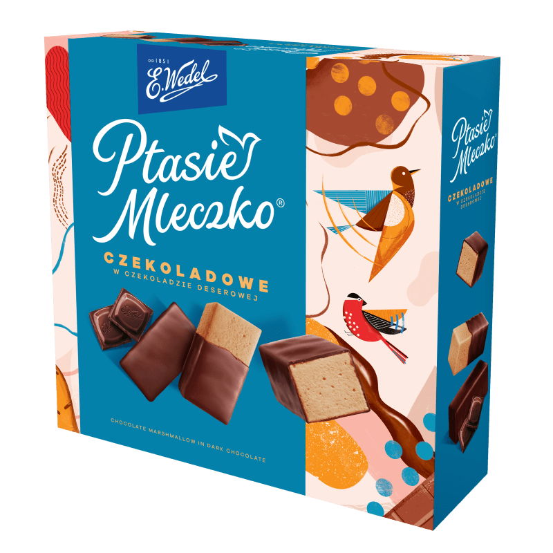 Wedel PTASIE MLECZKO Chocolate flavor 340 g – Zdrowie & Uroda