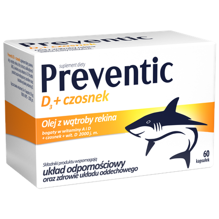Preventic D3 60 caps. – Zdrowie & Uroda