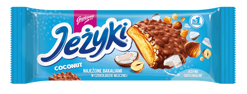 Jutrzenka Jezyki Coconut ( Kokosowe) 140g – Zdrowie & Uroda