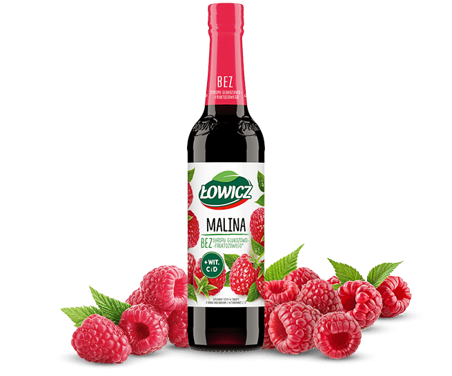 Lowicz Syrup Raspberry (Malina) 400ml – Zdrowie & Uroda