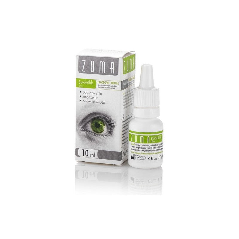 Zuma Eyebright plus Eye Drops 10 ml – Zdrowie & Uroda