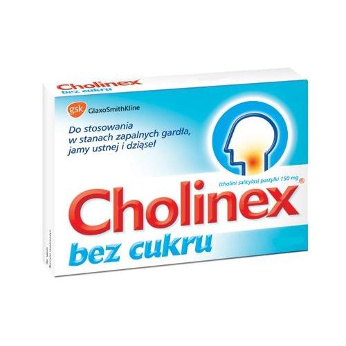 Cholinex Sugar Free 24 lozenges – Zdrowie & Uroda