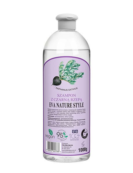 POLLENA Shampoo with Black Turnip 1000 g – Zdrowie & Uroda