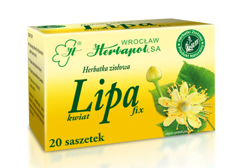 Herbapol Linden fix Tea 20 sachets – Zdrowie & Uroda